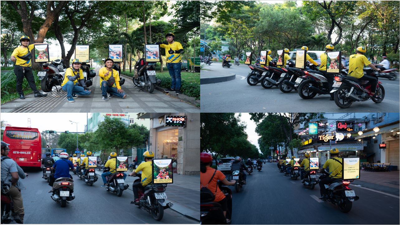 Motorcycle LED Roadshow Advertising - Shojiki.vn