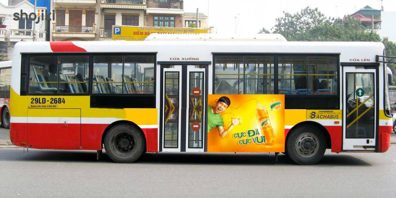 Bus Advertising - Vietnam largest platform for OOH ads - Shojiki.vn
