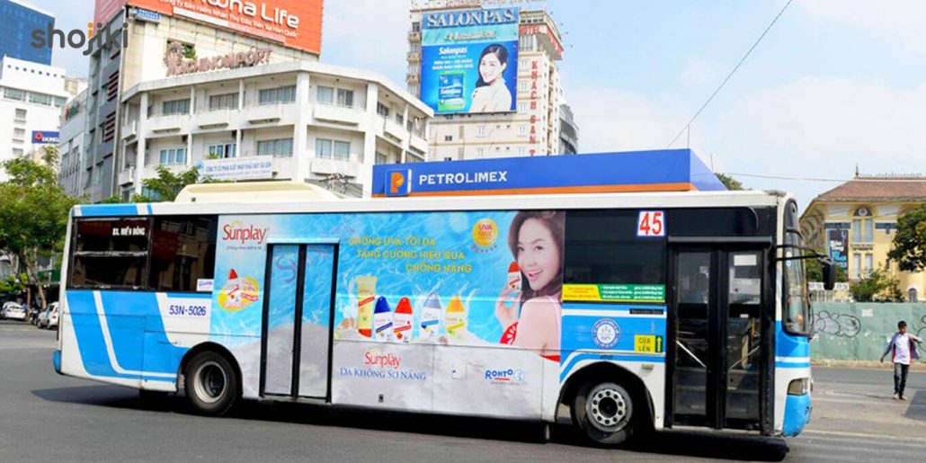 Quảng cáo trên xe bus, Hồ Chí Minh, Hà Nội - Giá tốt, chiết khấu cao